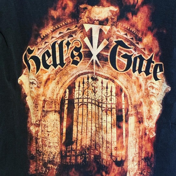 Shirts | Vintage Undertaker Hells Gate Wwe Tshirt | Poshmark
